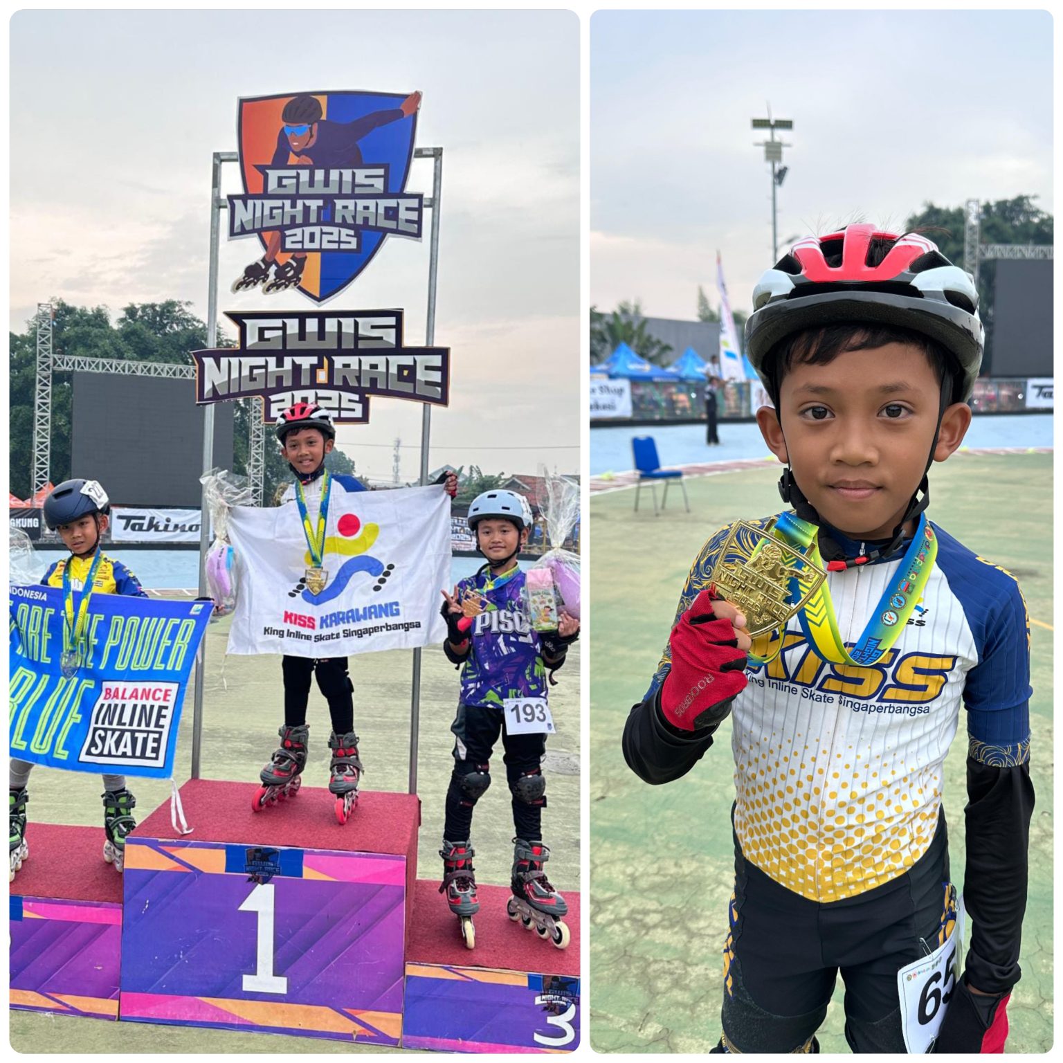 Samar Raih 2 Emas di Kejuaraan Terbuka Sepatu Roda